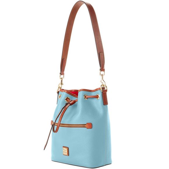 Dooney & Bourke | Bags | Dooney Bourke Pebble Grain Drawstring Shoulder ...
